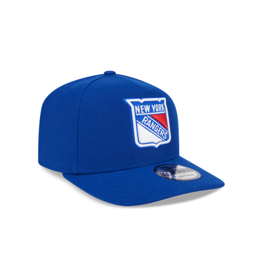 NEW YORK RANGERS 9FIFTY A-FRAME NEW ERA NHL BLUE SNAPBACK HAT – 805 ...